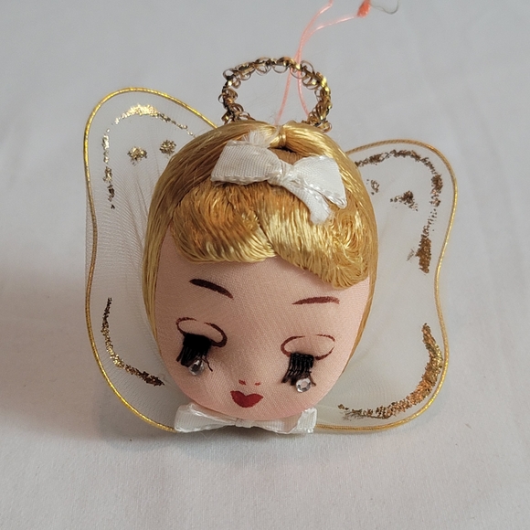 Holiday | Vintage Mcm Praying Angel Ornament Net And Glitter Wings ...